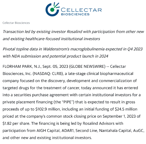 Reviewing CLRB Ahead of Ph3 Data - Encode Ideas